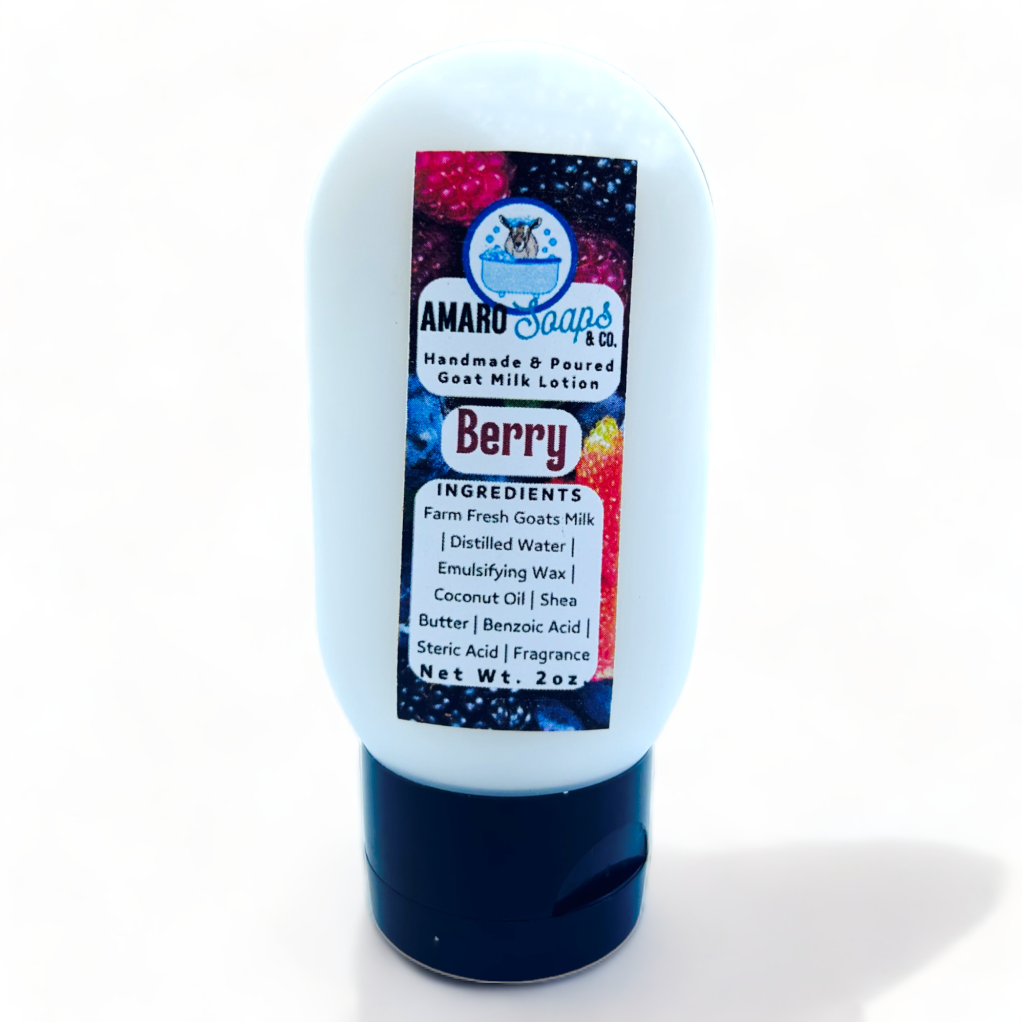 Berry Travel Goat Milk Lotion – Amaro Soaps & Co.