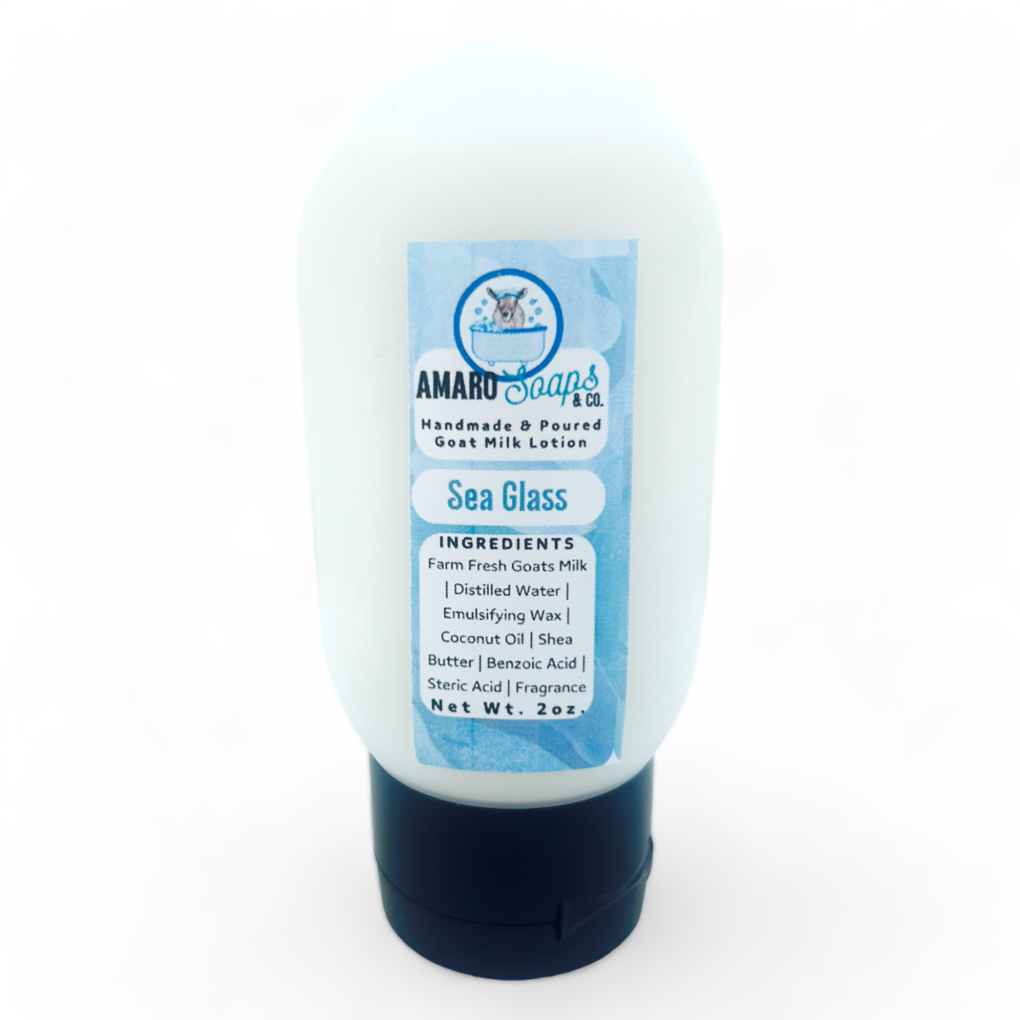 Sea Glass Travel Goat Milk Lotion – Amaro Soaps & Co.