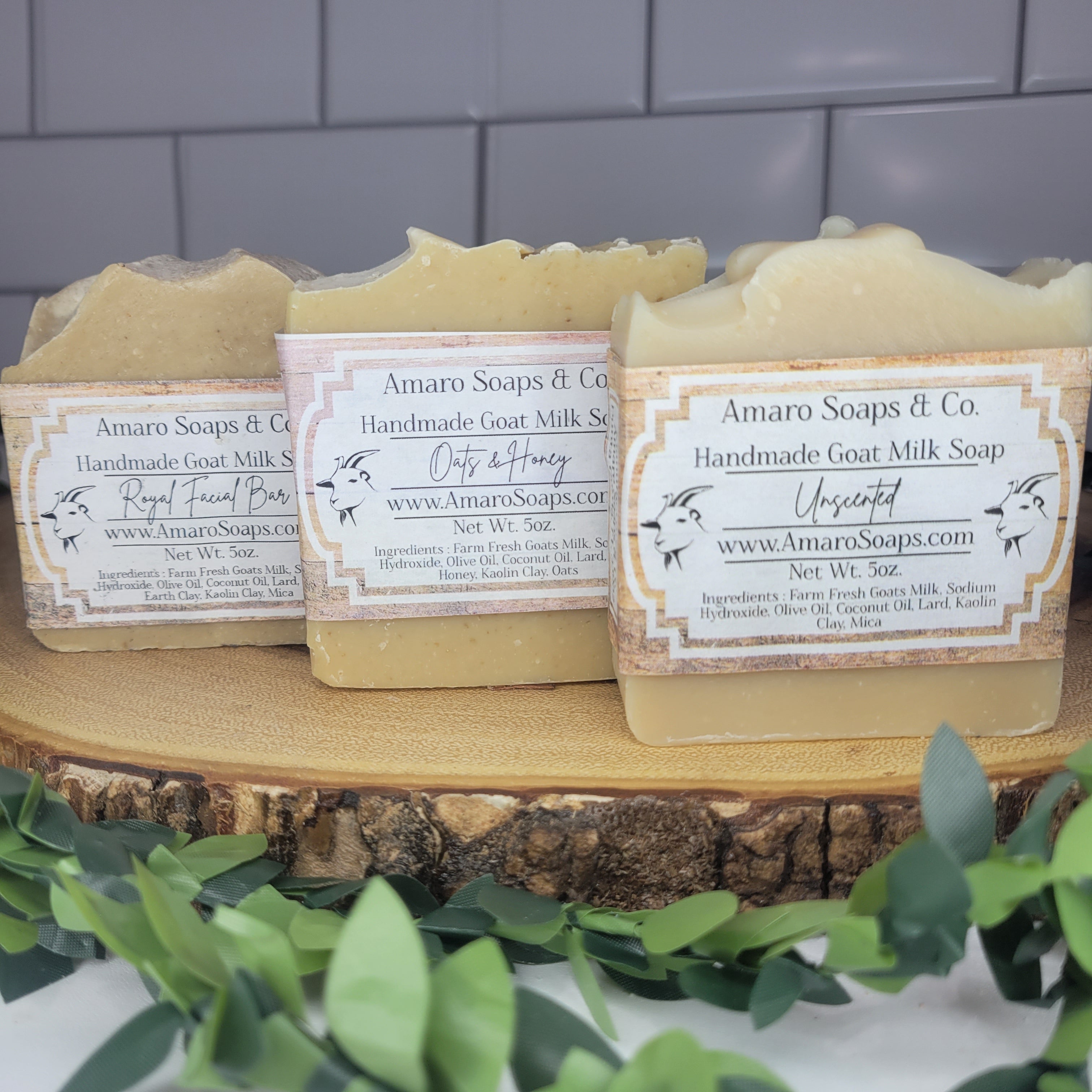 Unscented Soap Bar Bundle – Amaro Soaps & Co.